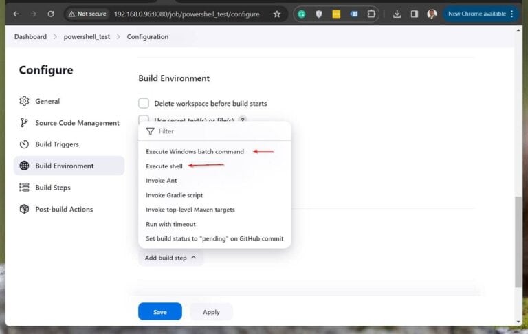 How to Configure Jenkins to Use PowerShell - Cloudspress