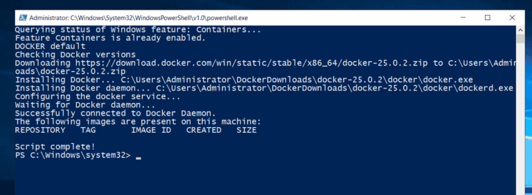 How to Install Docker CE on a Windows Server VM - Cloudspress