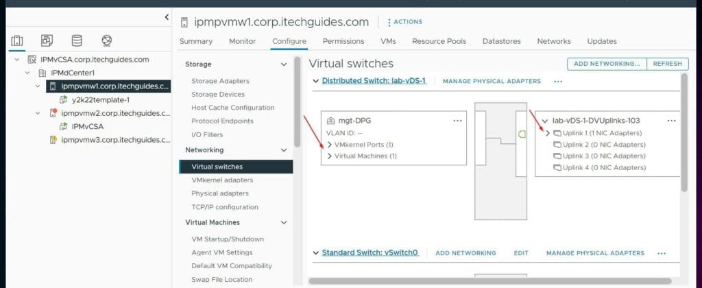 How To Create And Configure Virtual Distributed Switch In Vcenter