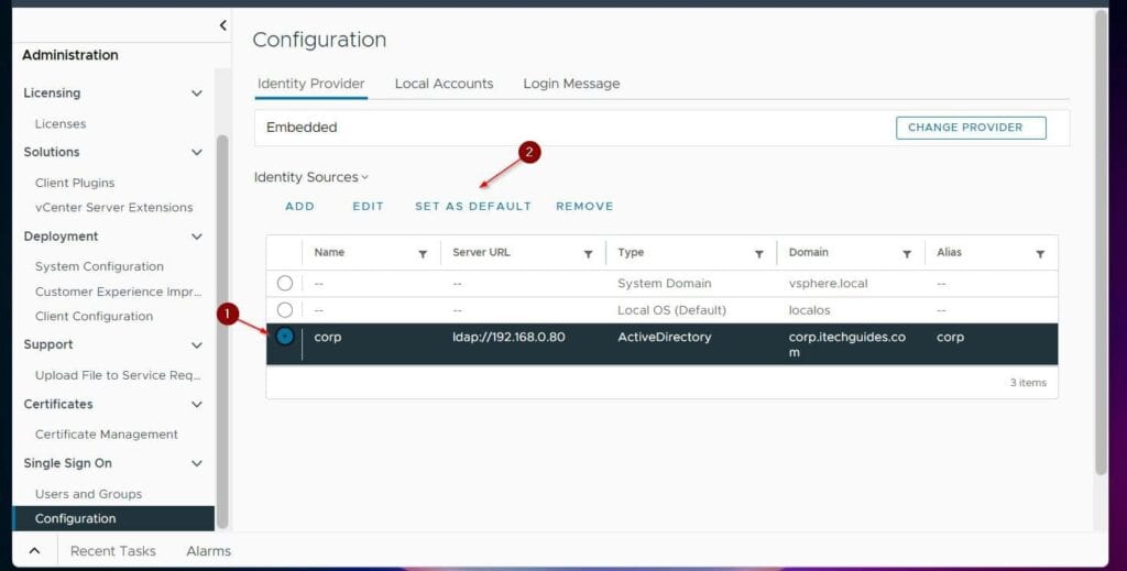How to Configure Active Directory Over LDAP in vCenter - Cloudspress