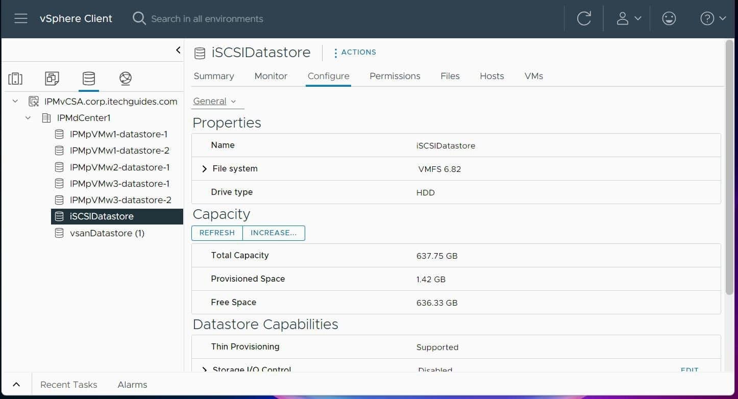 How to Assign an iSCSI Datastore to ESXi Hosts in vCenter - Cloudspress