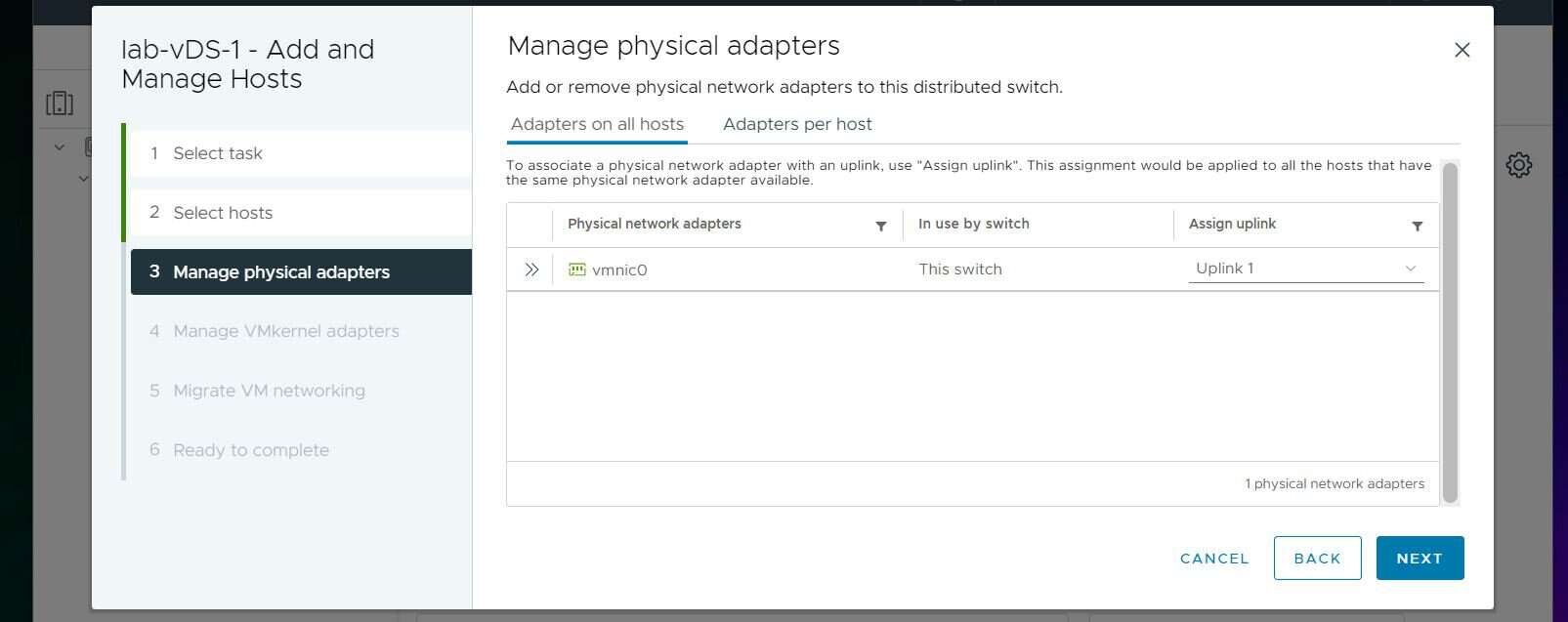 How to Create and Configure Virtual Distributed Switch in vCenter - Cloudspress