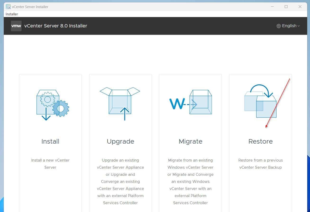 How to Restore a vCenter Server Appliance - Cloudspress