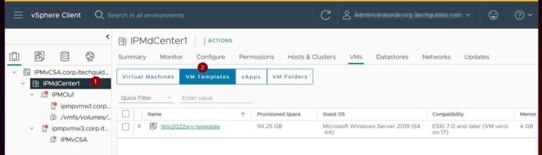 How to Create VM Templates in VMWare vCenter - Cloudspress