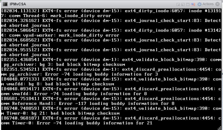 vCenter Server Appliance EXT4-fs Boot Errors [Fixed] - Cloudspress