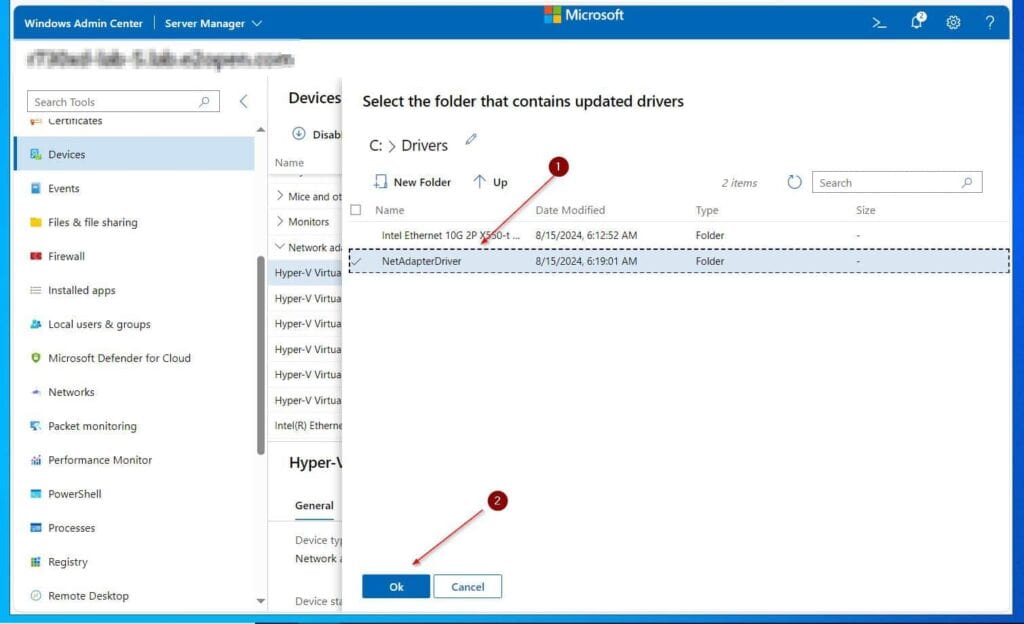 How to Manage Hyper-V Server Core with Windows Admin Center - Cloudspress