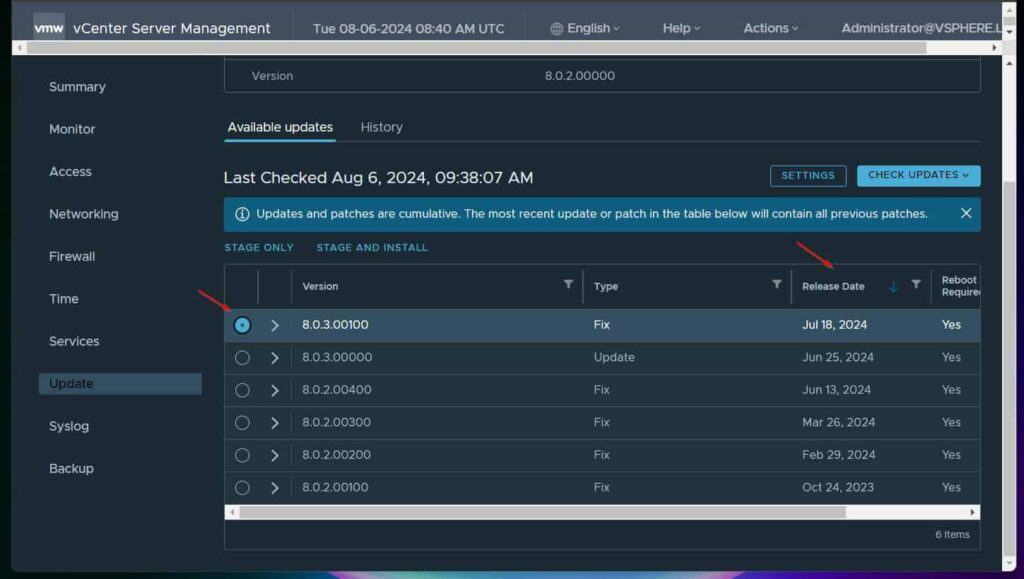 How To Update A Vmware Vcenter Server Appliance Cloudspress