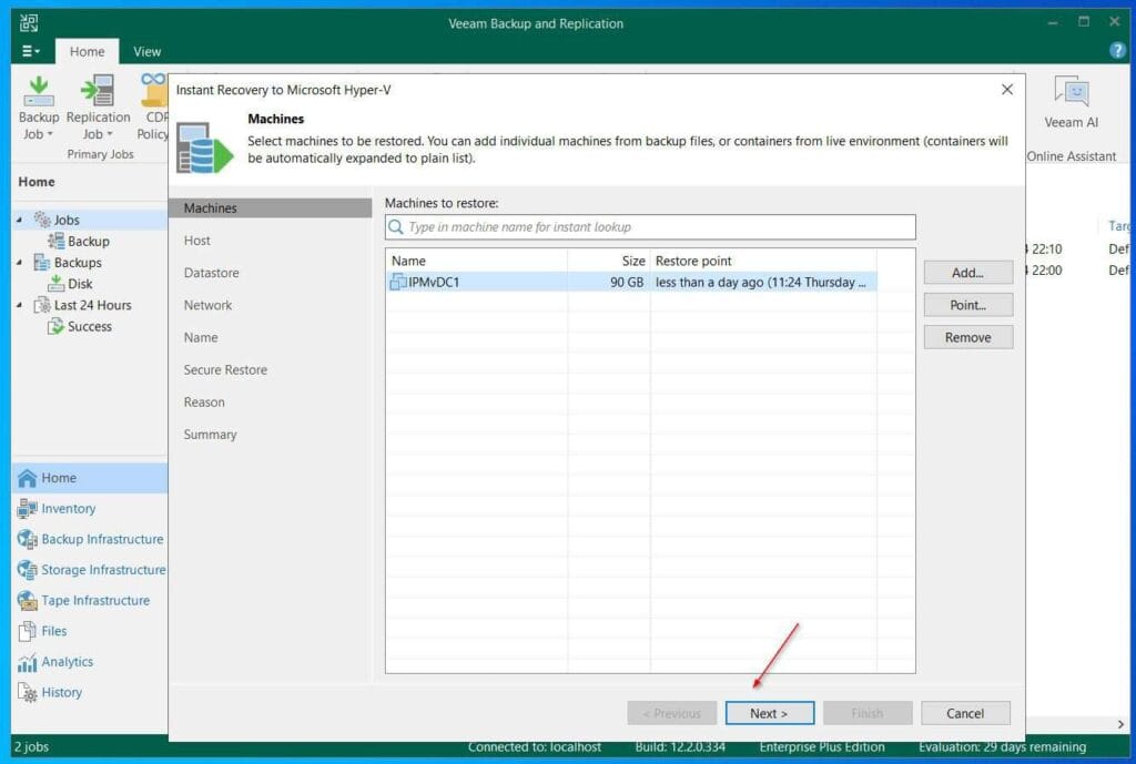 How To Migrate Vmware To Hyper V 10b Migrate Vms With Veeam