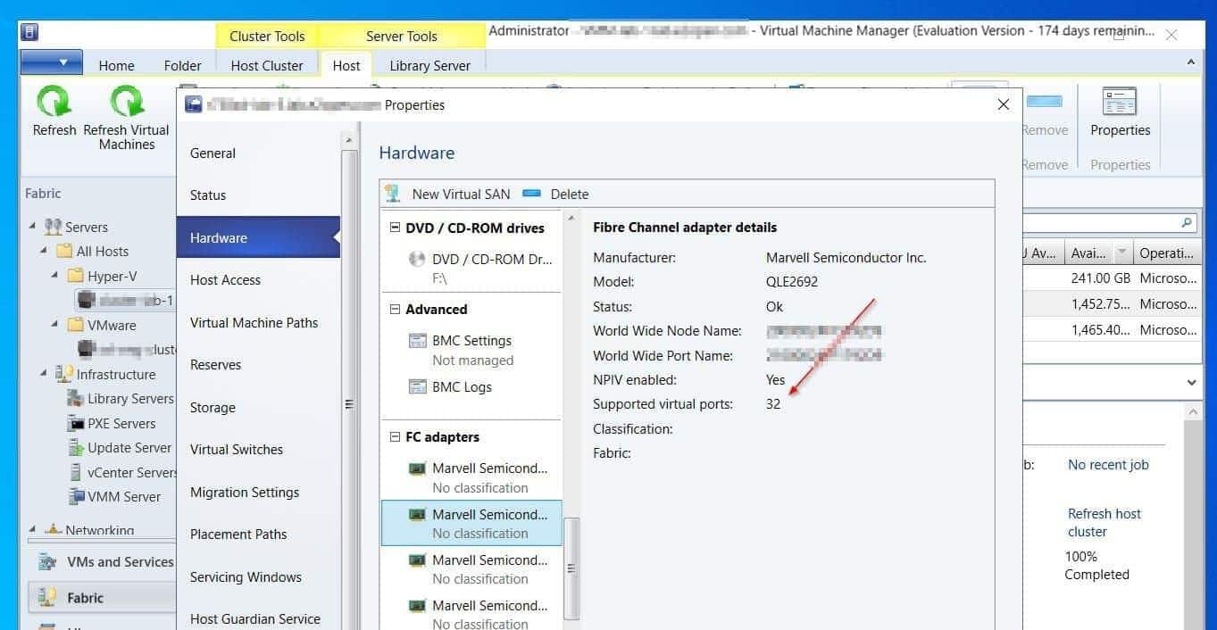 How to Assign Fiber Channel LUMs to a Hyper-V VM in VMM - Cloudspress