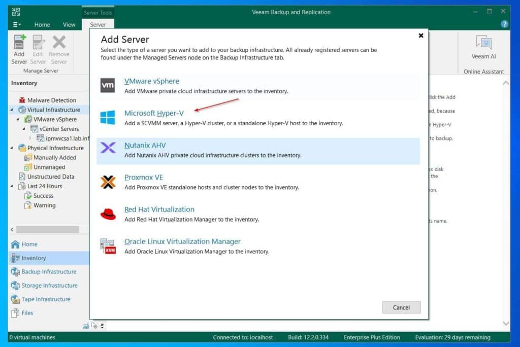 How to Migrate VMware to Hyper-V (10a): Deploy Veeam - Cloudspress