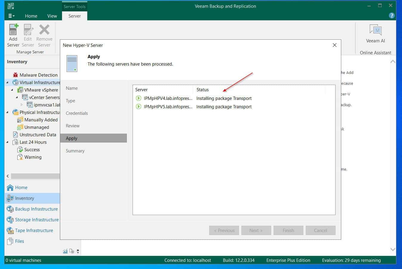 How to Migrate VMware to Hyper-V (10a): Deploy Veeam - Cloudspress