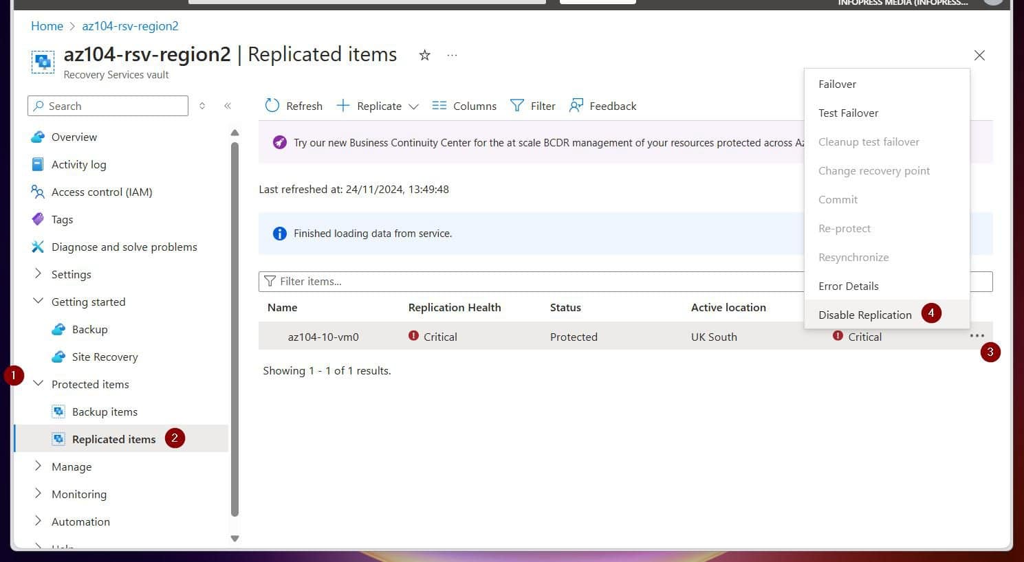 How To Delete An Azure Recovery Services Vault Cloudspress