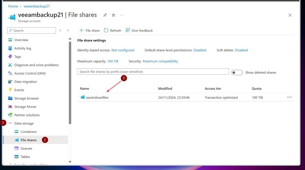 How to Create, Configure, and Mount Persistent Azure File Share - Cloudspress