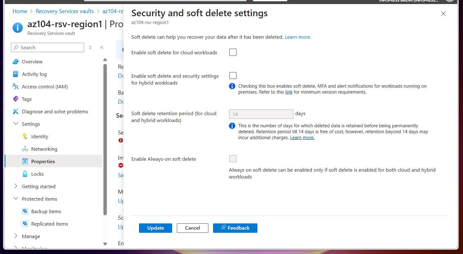 How to Delete an Azure Recovery Services Vault - Cloudspress