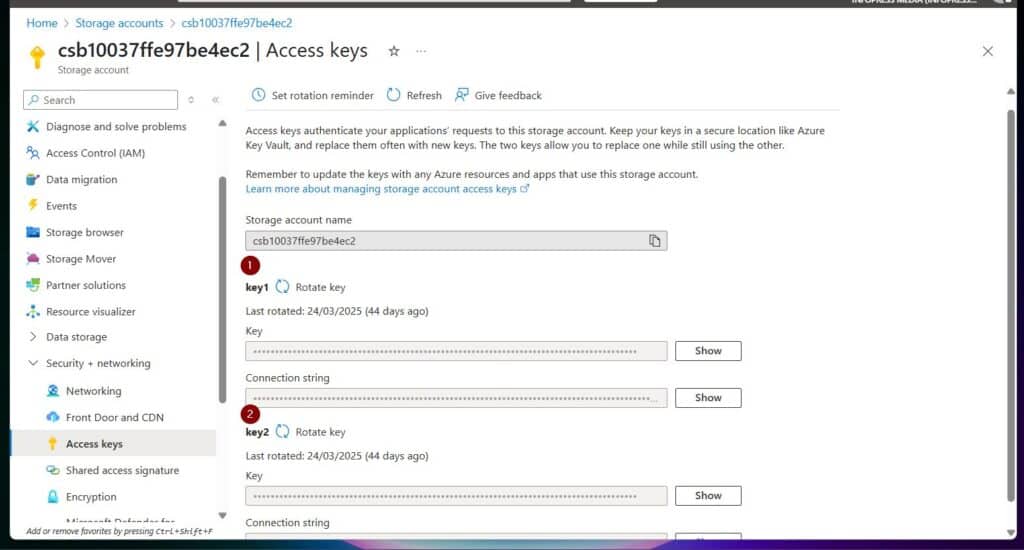How to Auto-rotate Azure Storage Account Keys with Key Vault - Cloudspress